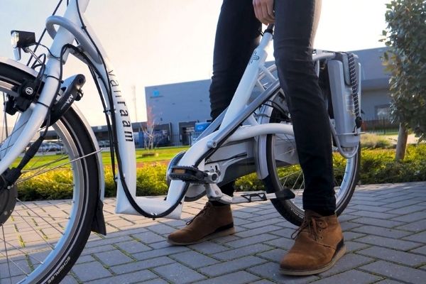 The best posture on the Balance low step through bike Video | Van Raam