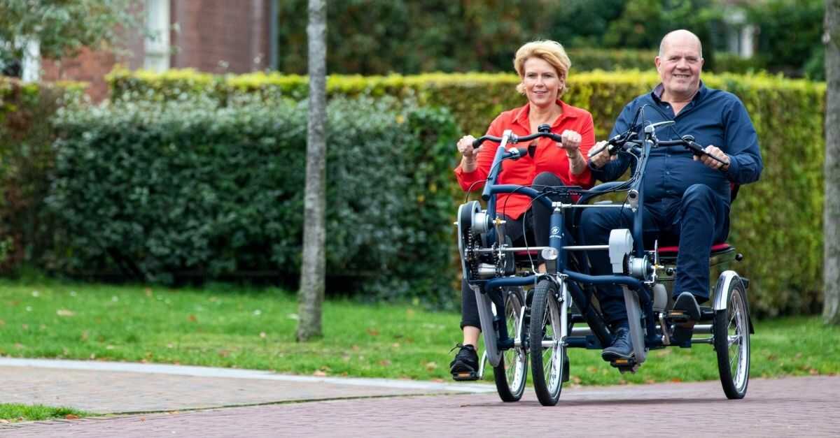 Van Raam Fun2Go duo trike rental in Vinkel | Van Raam