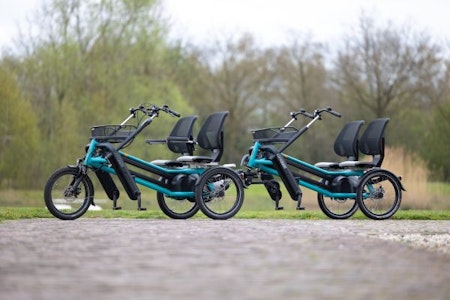Discover the renewed FunTrain duo bike trailer from Van Raam | Van Raam