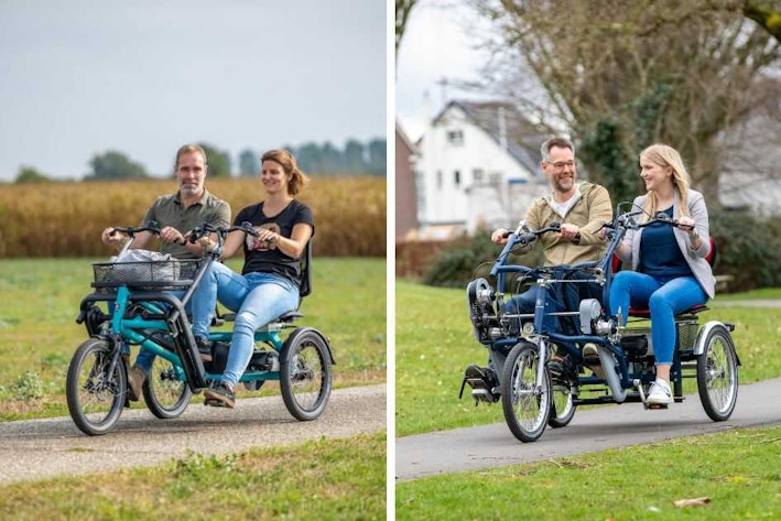 7 Unterschiede zwischen dem 2. und 1. Fun2Go Parallel-Tandem | Van Raam