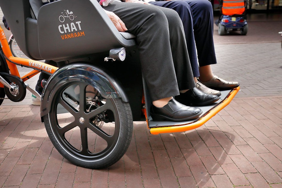 Chat Riksja fiets | Transportfiets van Van Raam | Van Raam
