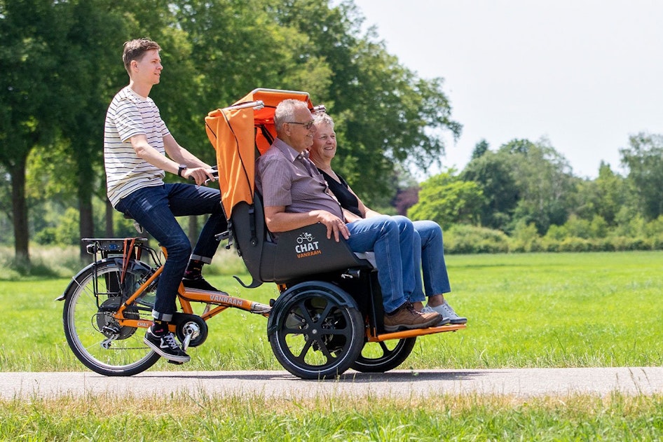 Chat Riksja fiets | Transportfiets van Van Raam | Van Raam