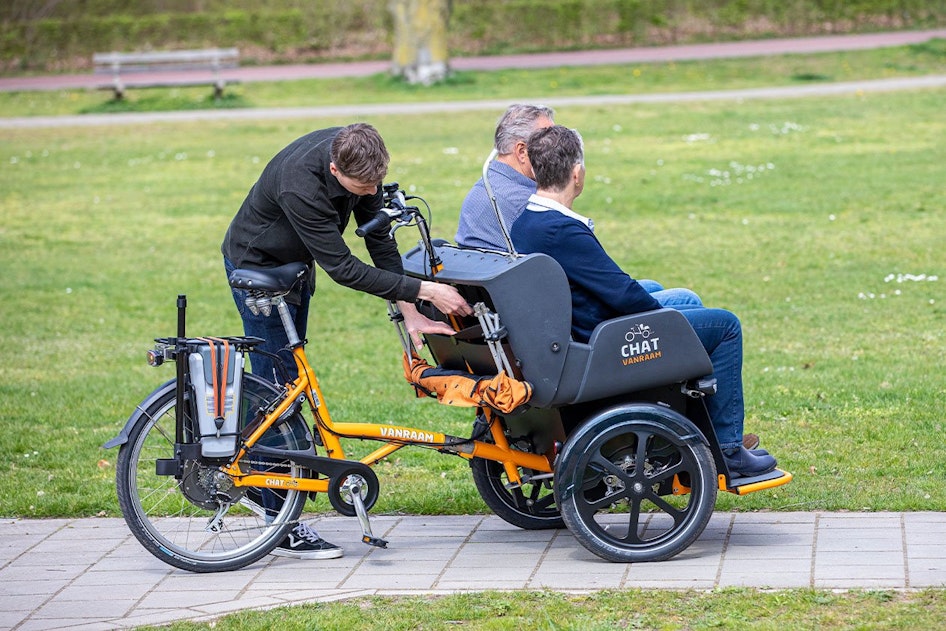 Chat Riksja fiets | Transportfiets van Van Raam | Van Raam