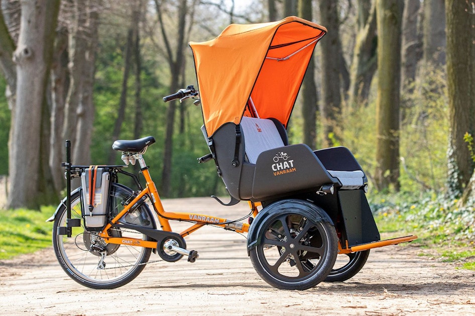 Vélo pousse pousse Chat pour transport d'adultes| vanRaam